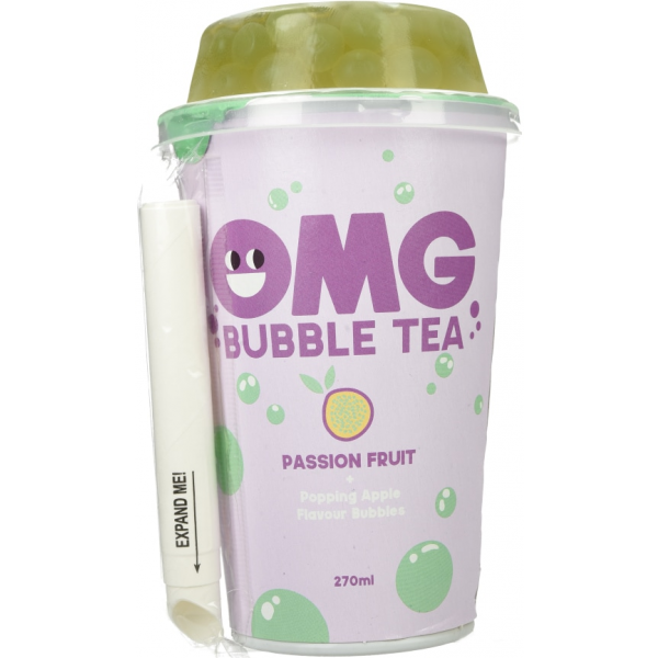 Τσάι OMG bubble tea passion fruit & apple 270ml
