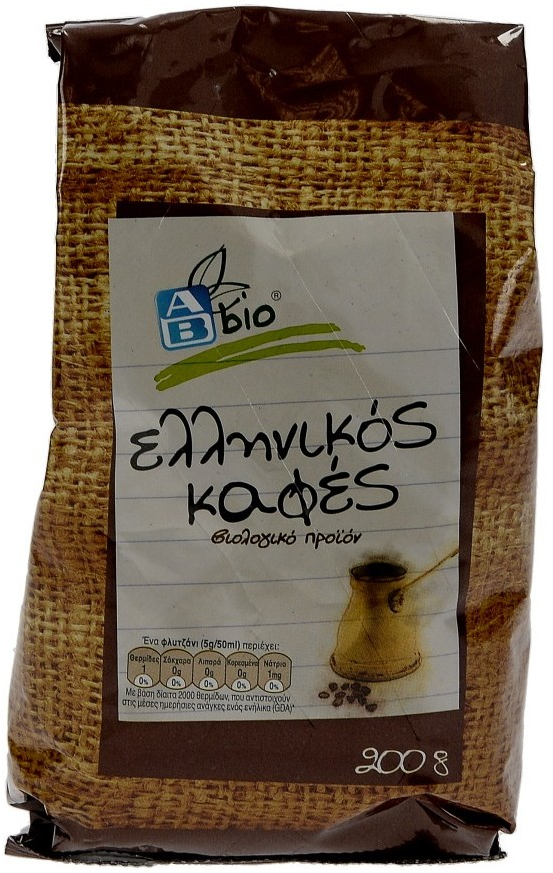 Καφές ελληνικός ΑΒ think bio 200gr