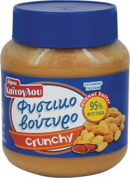 Φυστικοβούτυρο ΑΦΟΙ ΧΑΙΤΟΓΛΟΥ crunchy 350gr