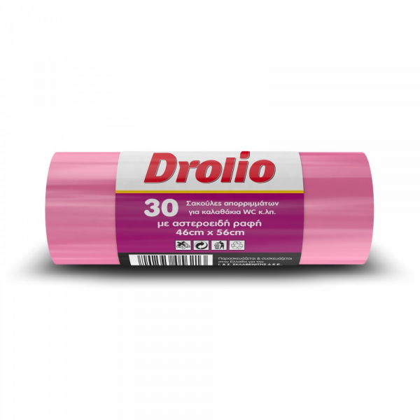 Σακούλες απορριμμάτων DROLIO για καλαθάκια 30τμχ