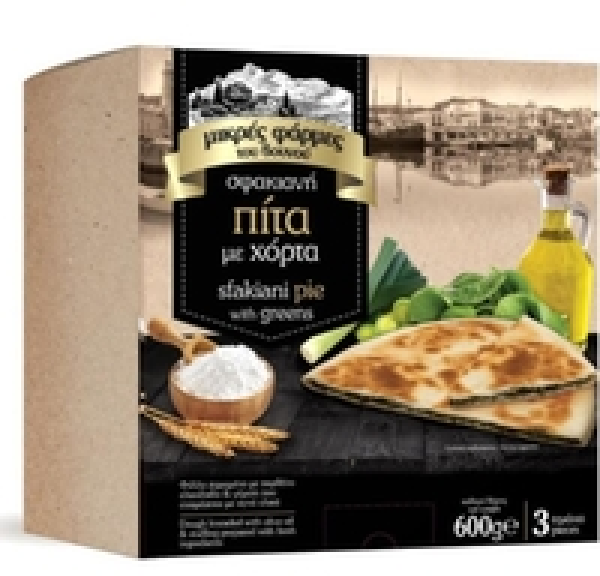 Σφακιανή πίτα ΜΙΚΡΕΣ ΦΑΡΜΕΣ ΤΟΥ ΒΟΥΝΟΥ με χόρτα 580gr
