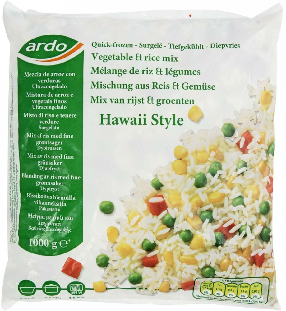 Λαχανικά ARDO hawaiian mix 1kg