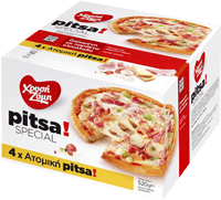 Πίτσα ΧΡΥΣΗ ΖΥΜΗ special ατομική 4τμχ 520gr
