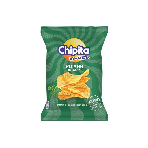 Πατατάκια CHIPITA κυματιστά με ρίγανη 80gr