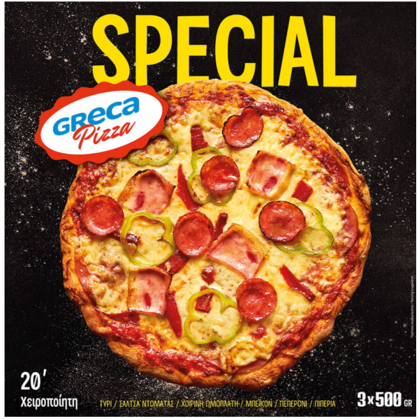Πίτσα CRECA special 24εκ 3x500gr