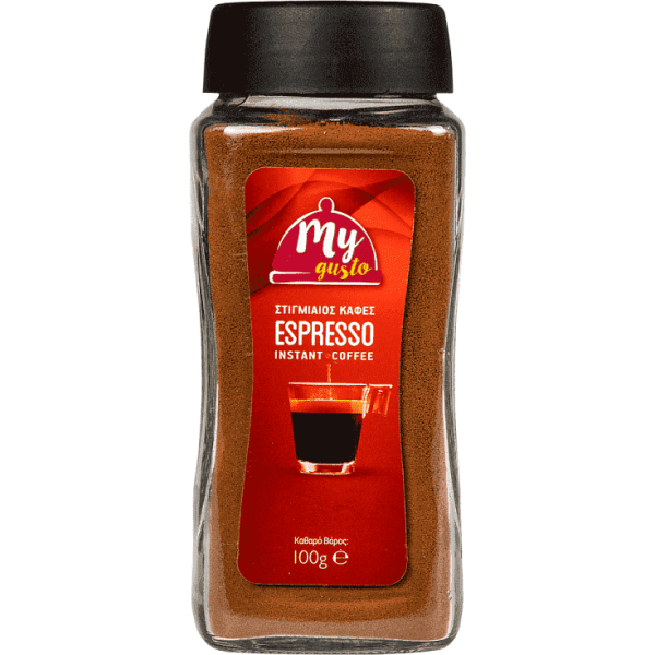 Στιγμιαίος καφές MY GUSTO Espresso 100gr