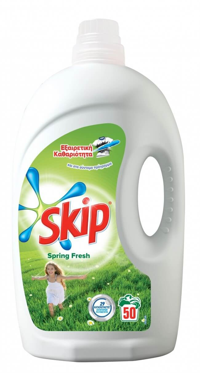 Υγρό πλυντηρίου SKIP spring fresh 50μεζ.