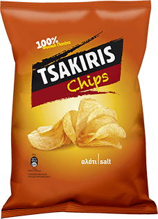 Πατατάκια TSAKIRIS με αλάτι 400gr