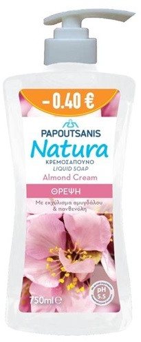 Κρεμοσάπουνο NATURA θρέψη 750ml (-0,40€)