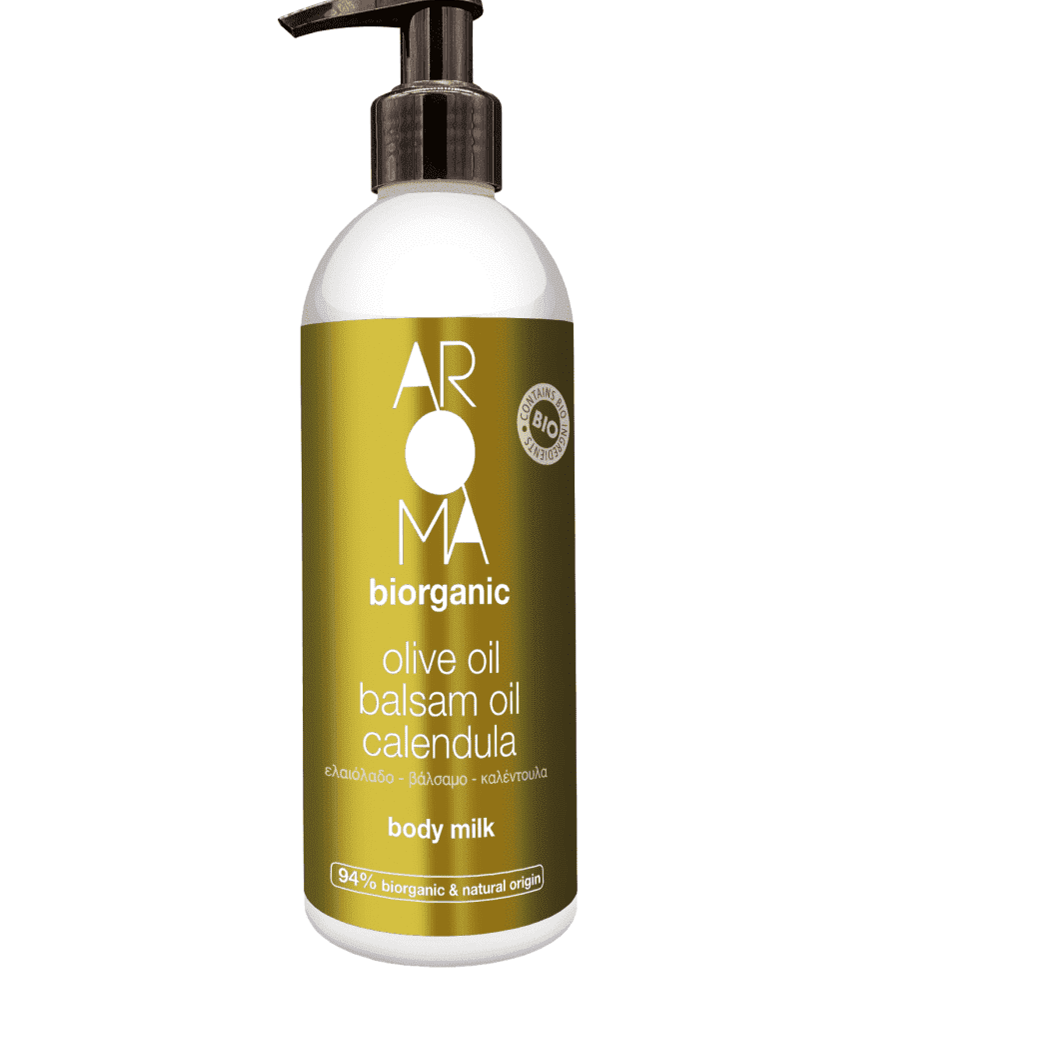 Γαλάκτωμα σώματος AROMA BIO ελαιόλαδο-βάλσαμο-καλέντουλα 300ml