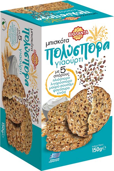 Μπισκότα ΒΙΟΛΑΝΤΑ πολύσπορα γιαούρτι 150gr