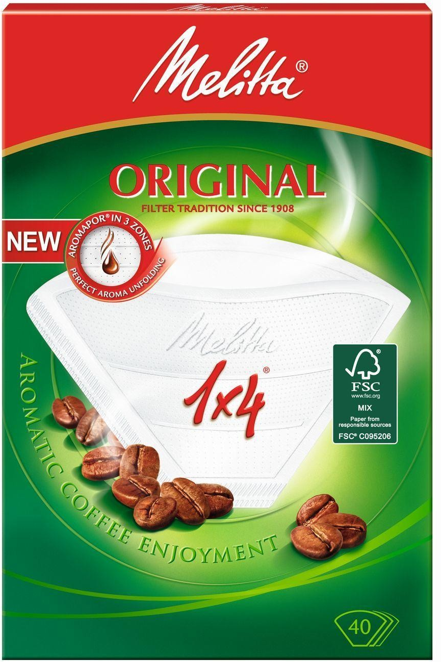 Φίλτρα καφέ MELITTA 1x4 40τμχ (+5τμχ δώρο)