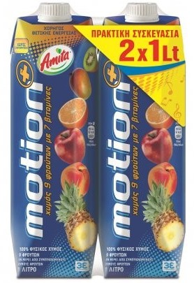 Χυμός AMITA Motion 2x1lt