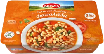 Φασολάδα NIKAS Ελληνική Κουζίνα Φασολάδα 400gr