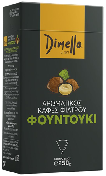 Καφές Φίλτρου DIMELLO φουντούκι 250gr