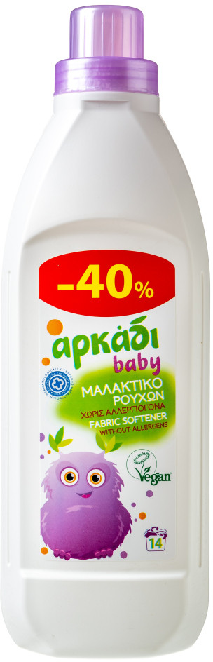 Μαλακτικό ΑΡΚΑΔΙ Baby με εκχύλισμα ελιάς 14μεζ. 1lt (-40%)