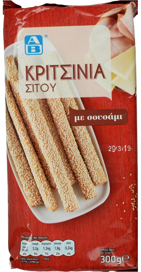 Κριτσινια ΑΒ σίτου 300gr