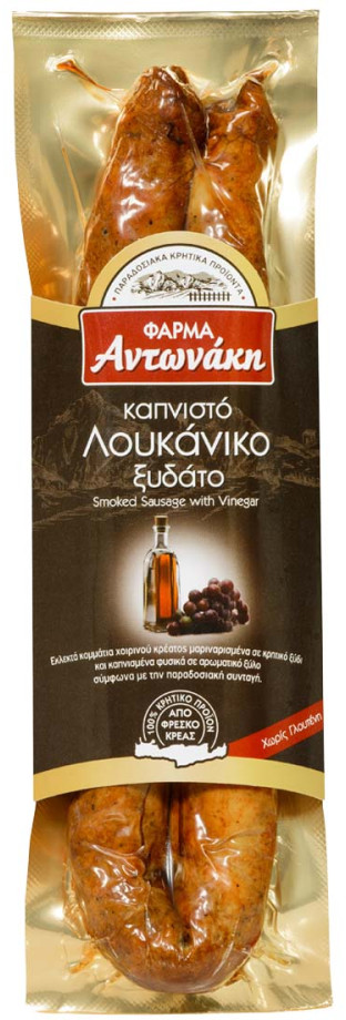 Λουκάνικα ΦΑΡΜΑ ΑΝΤΩΝΑΚΗΣ καπνιστά ξυδάτα 350gr