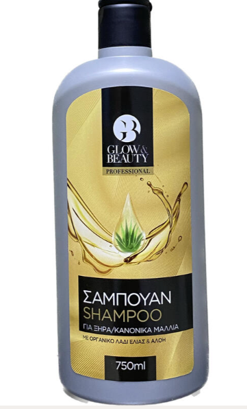 Σαμπουαν GLOW AND BEAUTY κανονικα και ξηρά 750ml