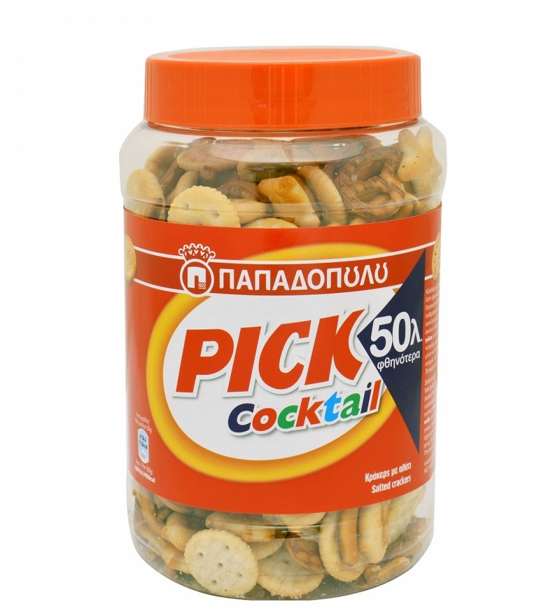 Pick crackers ΠΑΠΑΔΟΠΟΥΛΟΥ cocktail 335gr (-0,50€)