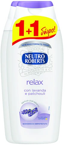 Αφρόλουτρο NEUTRO ROBERTS relax 700ml (1+1 δώρο)