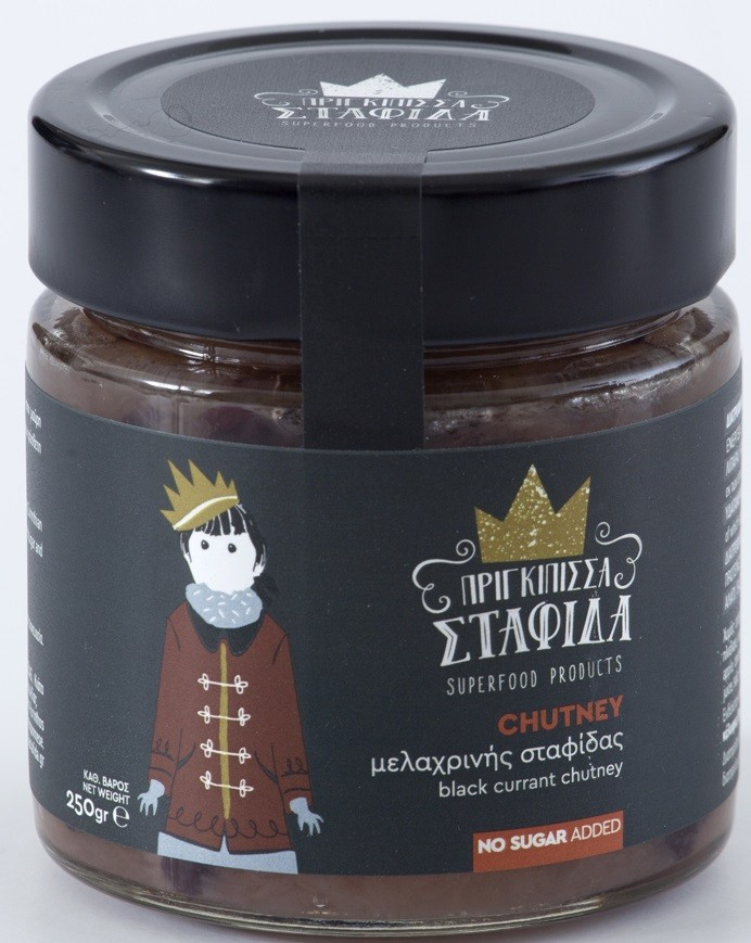 Chutney ΠΡΙΓΚΙΠΙΣΣΑ ΣΤΑΦΙΔΑ μελαχρινής σταφίδας 250gr
