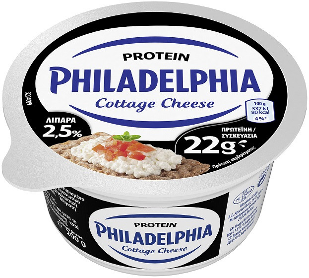 Cottage cheese PHILADELPHIA protein 200gr
