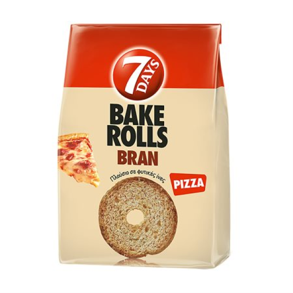 Σνακς BAKE ROLLS bran pizza 150gr