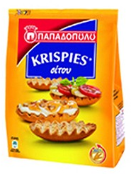 Παξιμάδια ΠΑΠΑΔΟΠΟΥΛΟΥ Krispies σίτου 200gr