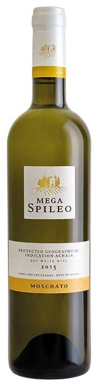 Κρασί ΜΕΓΑ ΣΠΗΛΑΙΟ μοσχάτο λευκό 750ml