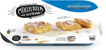 Μπουγάτσα ΑΡΑΜΠΑΤΖΗΣ Ελληνική Ζύμη με κρέμα κατεψυγμένη 850gr