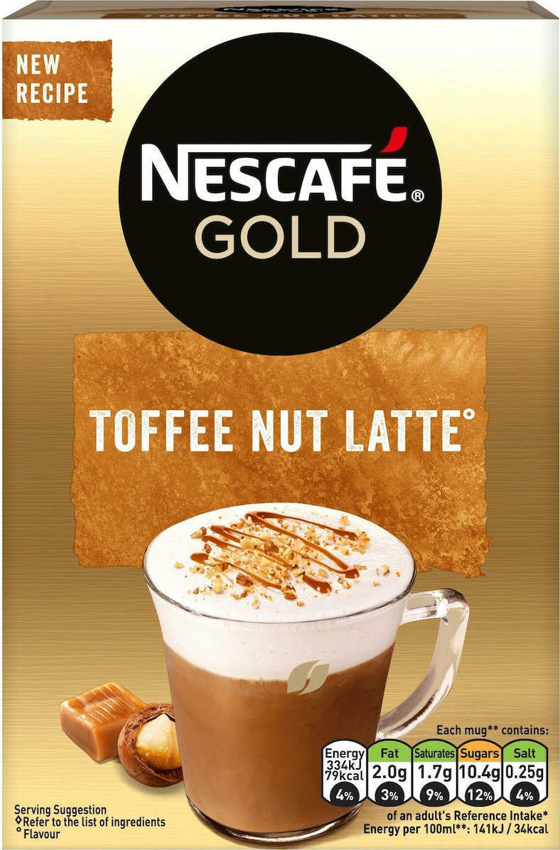 Καφές NESCAFE Gold toffee nut latte 8x18,6gr