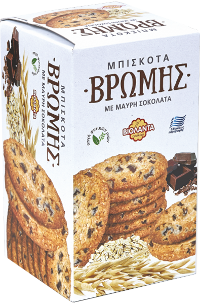 Μπισκότα βρώμης ΒΙΟΛΑΝΤΑ με σοκολάτα 200gr
