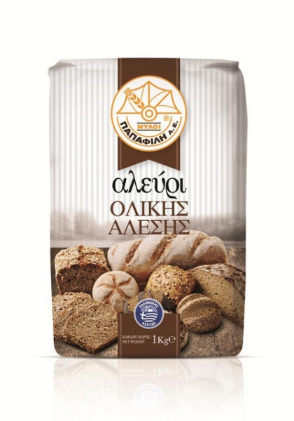 Αλεύρι ΜΥΛΟΙ ΠΑΠΑΦΙΛΗ ολικής 1kg