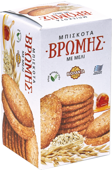 Μπισκότα βρώμης ΒΙΟΛΑΝΤΑ με μέλι 200gr