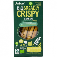 Κριτσίνια JOICE Breadly Crispy με σπανάκι Bio 120gr