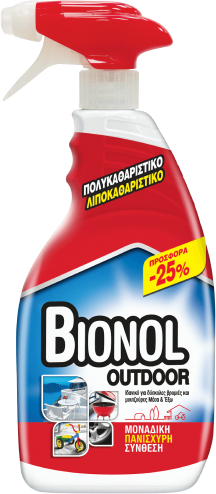 Πολυκαθαριστικό BIONOL outdoor αντλία 600ml (-25%)