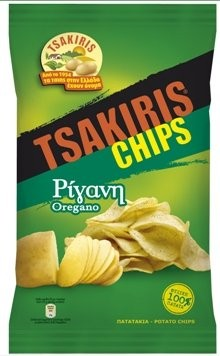 Πατατάκια TSAKIRIS με ρίγανη 400gr