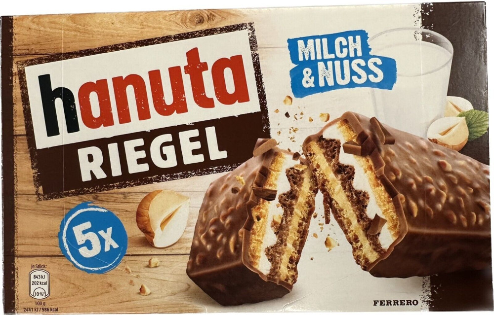 Γκοφρέτα FERRERO Hanuta riegel 5x34,5gr