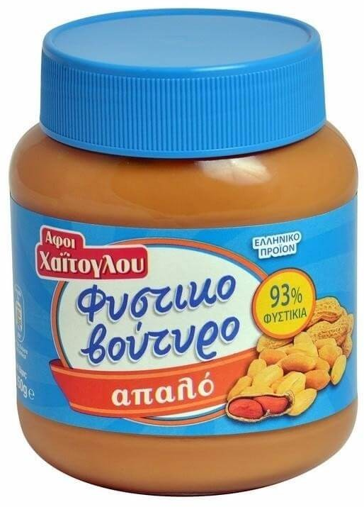 Φυστικοβούτυρο ΑΦΟΙ ΧΑΙΤΟΓΛΟΥ απαλό 350gr