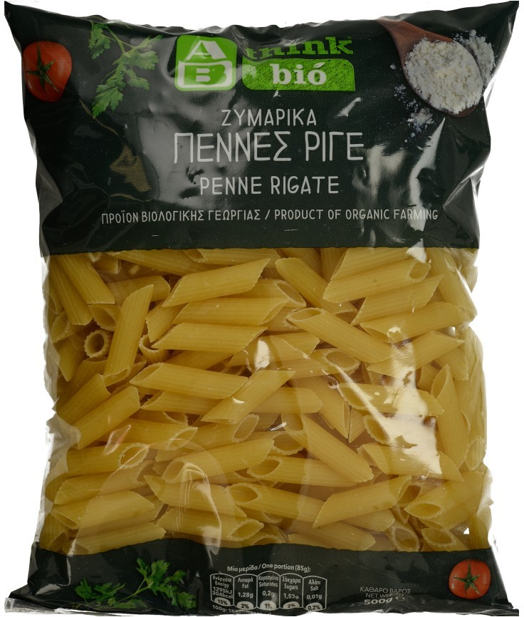 Πέννες ριγέ ΑΒ Think Bio 500gr