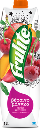 Φρουτοποτό FRULITE βύσσινο-μάνγκο1lt