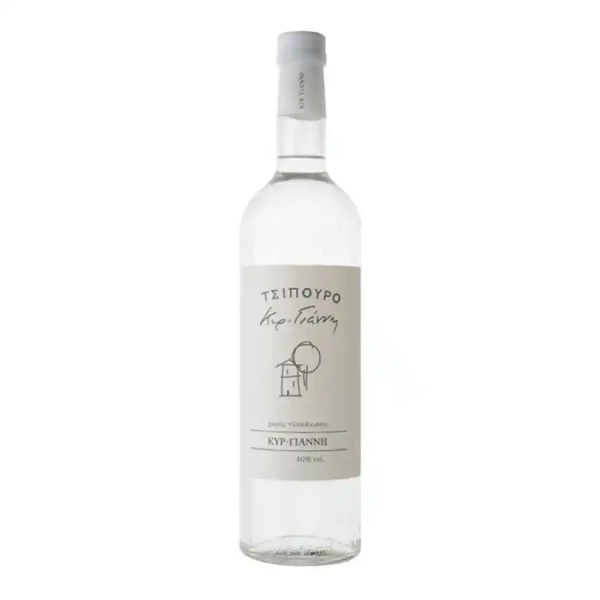 Τσίπουρο ΚΥΡ ΓΙΑΝΝΗ χωρίς γλυκάνισο 700ml