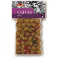 Ελιές ΗΛΙΔΑ πράσινες με ρίγανη σε φάκελο 250gr