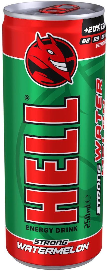 Energy drink HELL watermelon strong 250ml