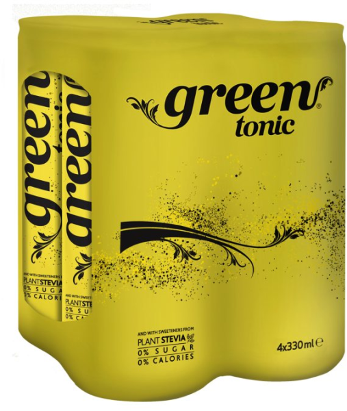 Tonic GREEN stevia 4x330ml