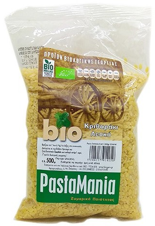 Κριθαράκι PASTAMANIA Bio λευκό 500gr