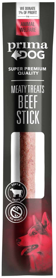 Σνακ σκύλου PRIMA DOG stick βοδινό 12gr