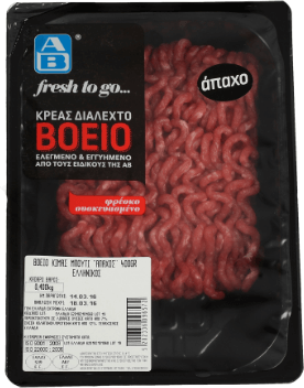 Φρέσκος κιμάς ΑΒ fresh to go μπούτι βόειου 400gr