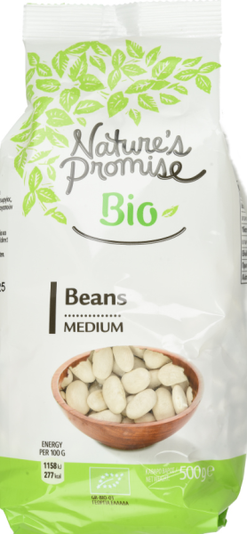 Φασόλια NATURE'S PROMISE BIO μέτρια 500gr
